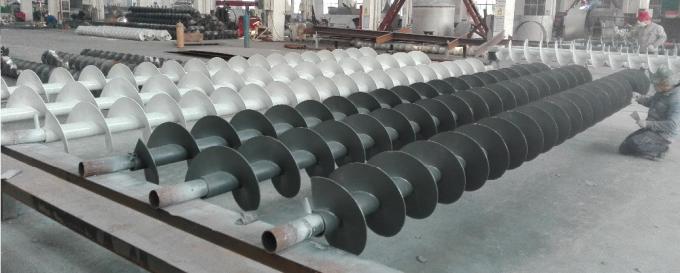 Industri Twin Screw Conveyor / Makanan Pakan Ternak Double Conveyor